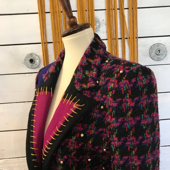 Jessica Lauren | Jackets & Coats | 8s Jessica Lauren Statement Tweed ...